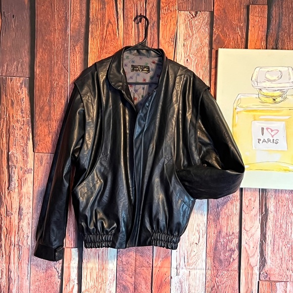 V Valenti | Jackets & Coats | Vintage V Valenti Made In Italy Leather ...